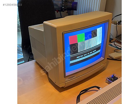 Commodore 1084S-D2 STEREO monitör *TERTEMİZ* PVM Amiga SNES Sega ...