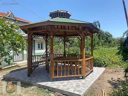 Ahşap Çardak & Kameriye & Bahçe Mobilya Modelleri - 1217459058