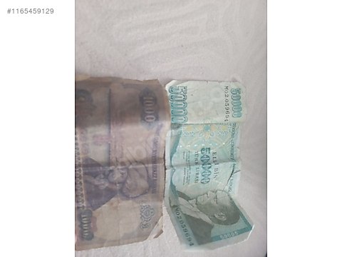 Cumhuriyet Dönemi / eski elli bin ve bin türk lirasi sahibinden.comda ...