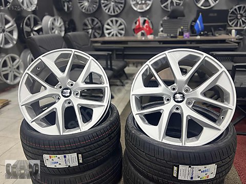 18"5x112 SEAT LEON FR SİLVER ORJİNAL KALIP SFR JNT LSTK SET - En uygun ...