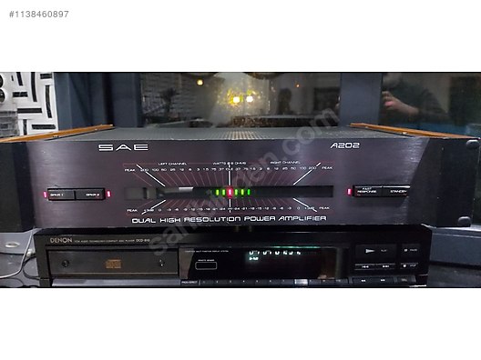 Diğer Power Amfi - SAE P102 Pre Amfi SAE A202 8 ohm 2*100 watt Power amfi - 1138460897