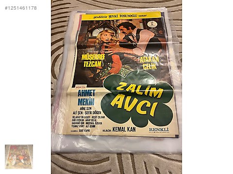 ZALİM AVCI AFİŞİ (MÜŞERREF TEZCAN-AHMET MEKİN) - Afiş, Poster & Kart ...