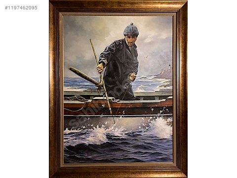 Mustafa SEKBAN "Büyük Balıkçı" 120x150 TÜYB 2003 - El İşi & Sanat ...