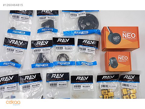 REV ROBOTICS 3in Swerve Modulü + NEO ve NEO 550 Brushless Motor on ...