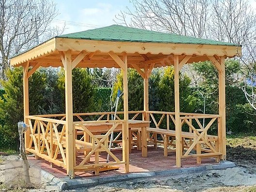 Ahşap Çardak & Kameriye & Bahçe Mobilya Modelleri - 1153473100