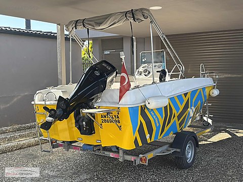 BOSS 470 +60 HP MERCURY+ RÖMORK +TENTE +SES SİSTEMİ +B11 MARİNE ...