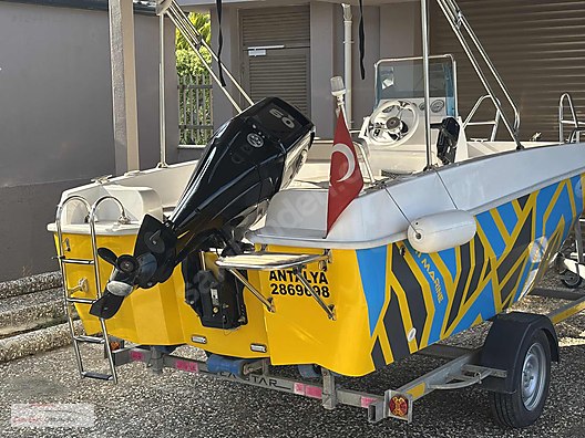 BOSS 470 +60 HP MERCURY+ RÖMORK +TENTE +SES SİSTEMİ +B11 MARİNE ...