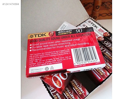 TDK B-90 Brilliant Boş Teyp Kaseti (10 Adet) - Müzik Kasetleri Alışverişte İlk Adres sahibinden ...