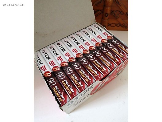 TDK B-90 Brilliant Boş Teyp Kaseti (10 Adet) - Müzik Kasetleri Alışverişte İlk Adres sahibinden ...