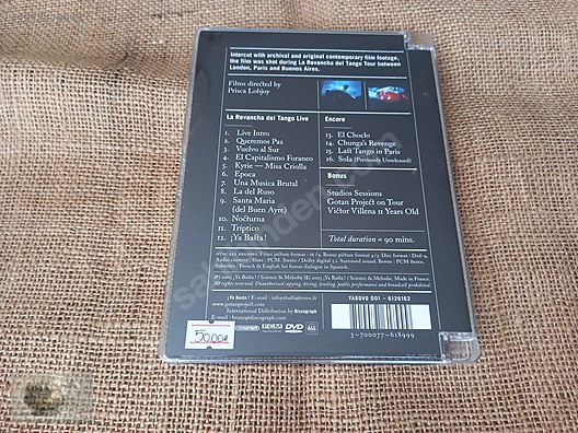 GOTAN PROJECT DVD* LA REVANCHA DEL TANGO LİVE - Yabancı DVD Filmler ...