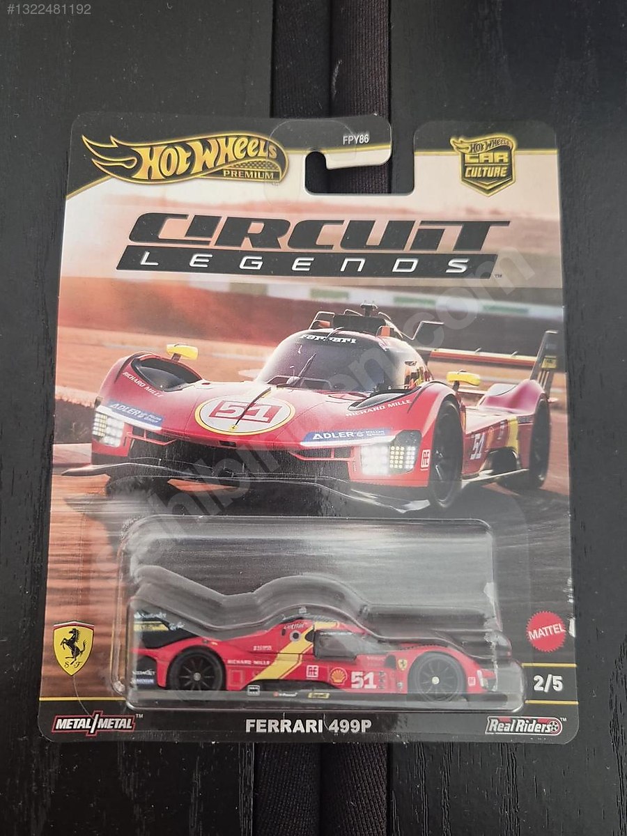 Hot Wheels Diecast Model 1:64 Ferrari Araba - 1322481192
