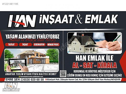 HAN EMLAK İNŞATTAN ÜRGÜP, ÜN EN GÜZEL YERİNDE KOMPLE SATLIK BİNA ...
