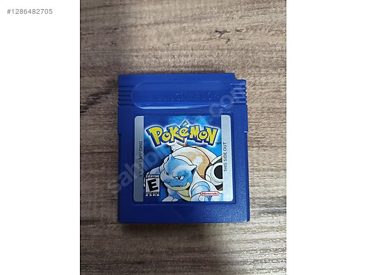 Pokemon Blue Orijinal Gameboy İngilizce Gameboy Advance Color ...