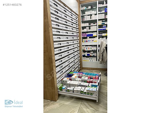 Dört Üniteli Derin Çekmeceli Eczane Dolabı Rafı - Ecza Dolabı İlanları ...