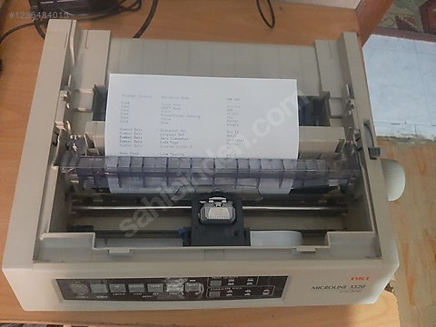 Yazıcı / Oki ML3320 Nokta vuruşlu kantar fişi yazıcısı adetli yepyeni ...