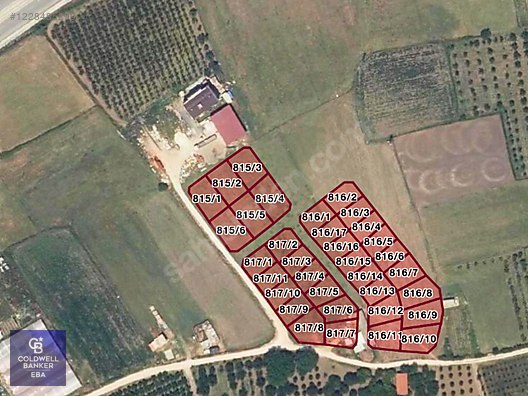 Çanakkale Lapseki Çardak Merkez'de Boğaz Manzaralı Villa Arsası ...