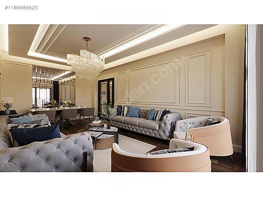 Hef Park Konutları Projesi 3+1 153m2 Balkonlu Satılık Daire - Satılık ...