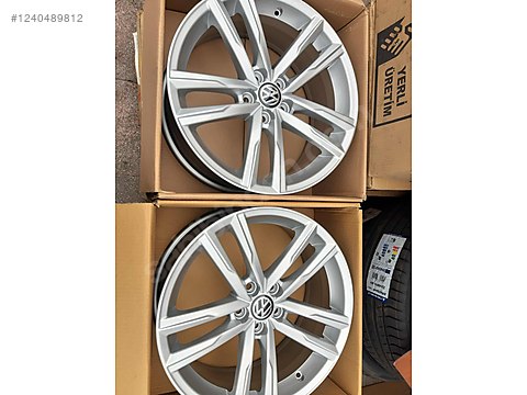 SIFIR!! 17 İNÇ 5X100 WV POLO SEAT IBIZA SCODA RAPID JANT LASTİK - En ...