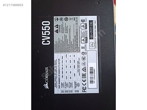 Corsair CV550 PSU sahibinden.comda - 1217489953