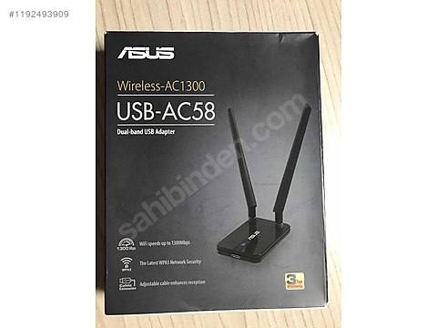 Asus USB-AC58 1300 Mbps Kablosuz Ağ Adaptörü - Ağ Adaptörü ilanları ...