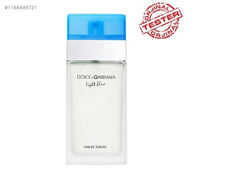 P161. DOLCE & GABBANA LiGHT BLUE EDT KUTULU TESTER PARFÜM 100 ml ...