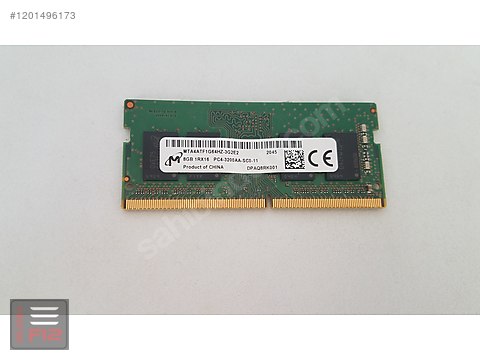 8GB MİCRON DDR4 PC4 3200 MHZ RAM BELLEK - MTA4ATF1G64HZ-3G2E2 - İlan ve ...