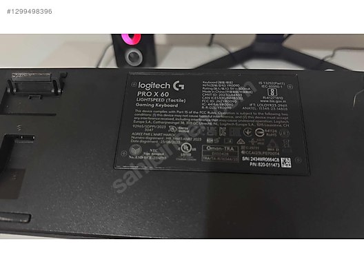 Logitech Pro x60 klavye - Logitech Oyuncu Klavyesi - 1299498396