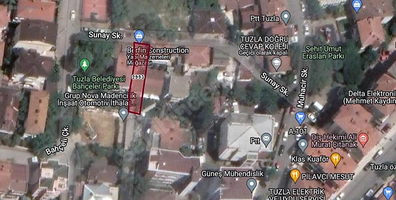 TUZLA POSTANE MAHALLESİ ÇARŞININ DİBİNDE 178 M2 İMARLI ARSA - Satılık ...