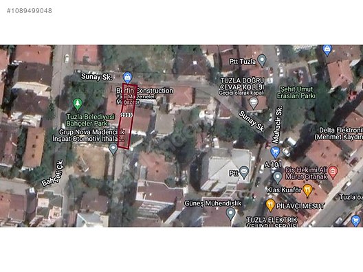 TUZLA POSTANE MAHALLESİ ÇARŞININ DİBİNDE 178 M2 İMARLI ARSA - Satılık ...