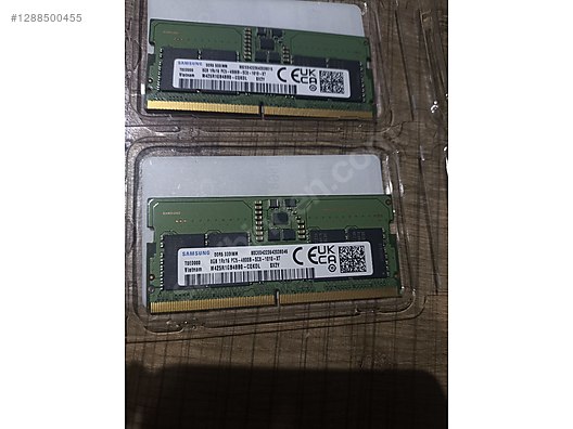 Samsung ddr5 laptop ram 8x2 16 GB sıfırdan farksız 6000 mhz sahibinden ...