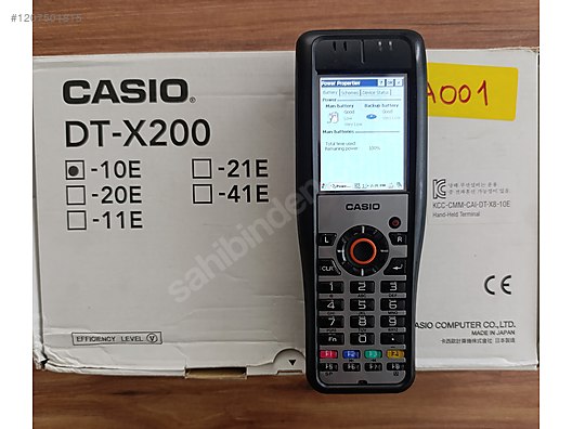 Casio DT-X200 10E Android El Terminali - Sıfıra yakın ikinci el - Barkod Cihazı & El Terminali ...