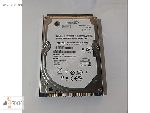 Seagate st9160821a 160 gb sata 2.5 inç sabit disk sahibinden.comda ...