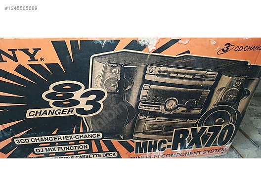 Sony mhc-rx70 Müzik Seti - İkinci El Sony Müzik Seti & Teyp modelleri ...