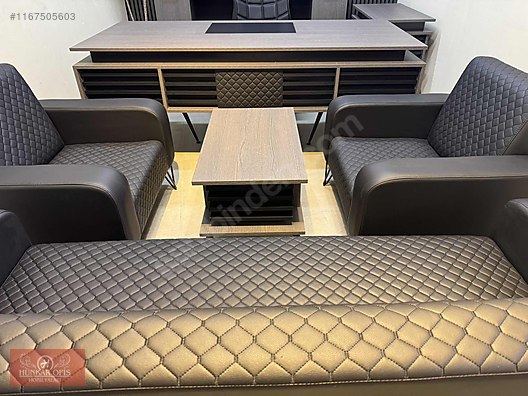 HÜNKAR OFİS-GİZLİ BÖLMELİ GÜMÜS MAKAM TAKIMI YONCA KANEPELER İLE - Ofis Koltuk Takımı İlanları ...