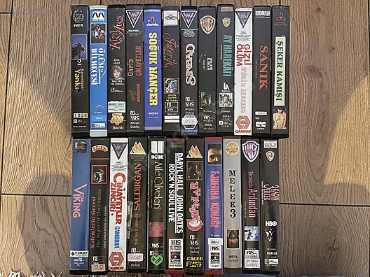 64 Adet VHS BETA video kaset - VHS & Beta Film Kitap, Dergi & Filmler ...
