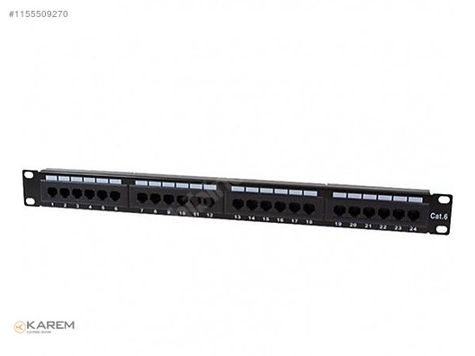 NETLİNK 24 PORT UTP PATCH PANEL (BOŞ Panel) - Diğer Ağ Ürünleri ...