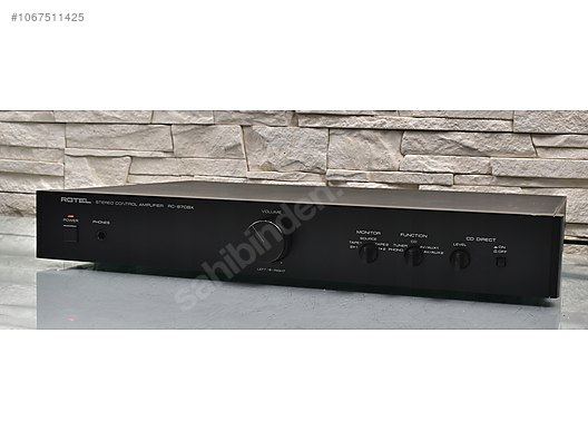 Rotel Pre Amfi - ROTEL RC-870BX AUDİOPHİLE STEREO PRE AMPLİFİER..ORJ ...