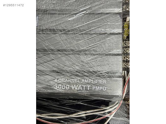 Paket Ses Sistemi / JBL 1000W subwoofer Ve HAA-504 HEI Amfi sahibinden ...