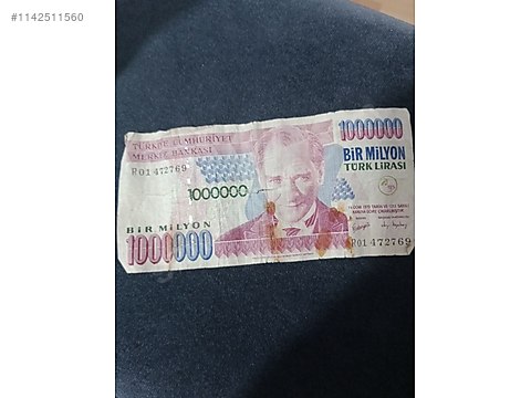 Cumhuriyet Dönemi / eski 1 milyon tl sahibinden.comda - 1142511560