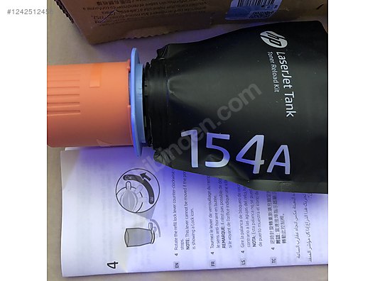 HP 154A 2500 SAYFA KAPASİTELİ SİYAH TONER (W1540A) - Yazıcı, Tarayıcı ...