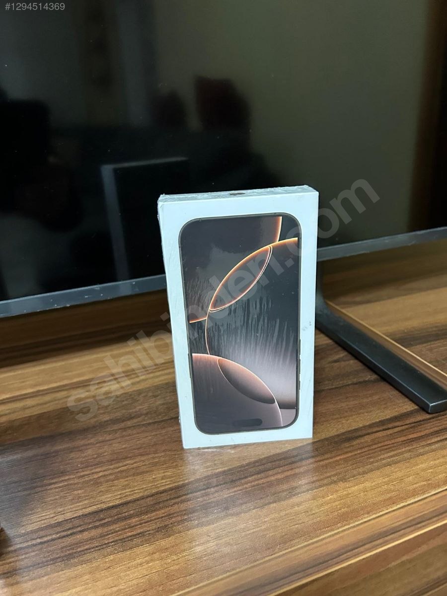 Apple / iPhone 16 Pro / IPHONE 16 PRO NATUREL TİTANYUM ÇÖL RENGİ SIFIR ...