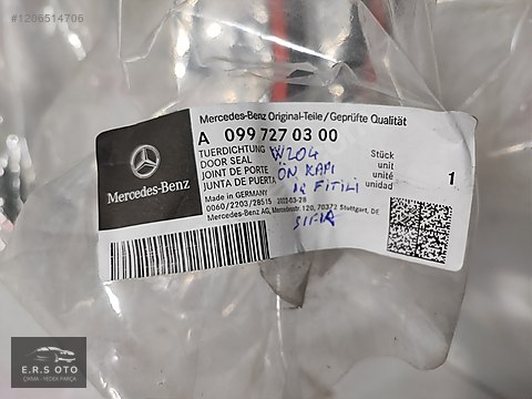Otomobil & Arazi Aracı / Dış Aksesuar / MERCEDES W204 ÖN KAPI İÇ FİTİLİ ...