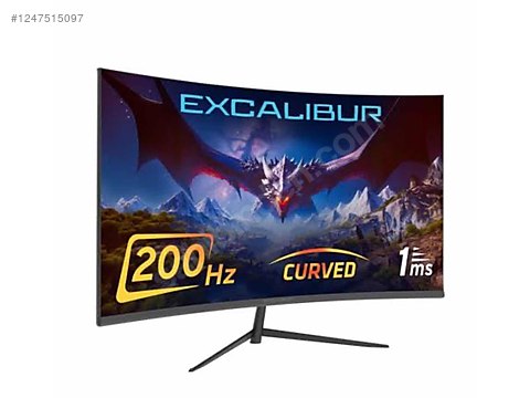 CASPER EXCALİBUR CURVED 200hz 1ms oyuncu monitörü sahibinden.comda ...