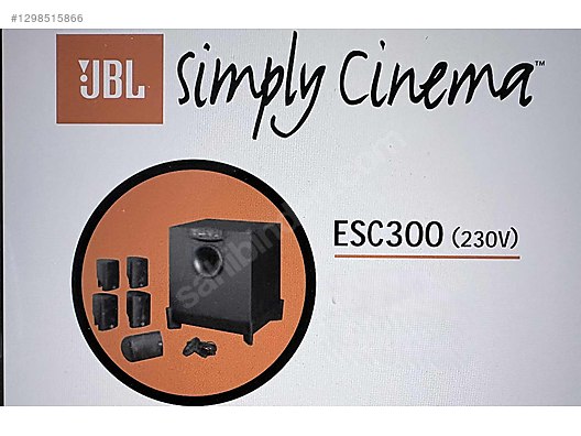 JBL ESC 300 SURROUND SYSTEM 5+1 Kendinden Anfili.200 W sahibinden.comda ...