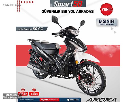 Arora Smart 50 2024 Model Cub Motor Motosiklet Mağazasından Sıfır 65. ...