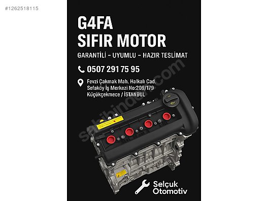 Otomobil & Arazi Aracı / Motor / G4FA KOMPLE MOTOR sahibinden.comda ...