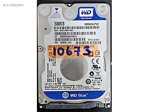 WD 2.5" 500 GB HDD - İlan ve alışverişte ilk adres sahibinden.com'da ...