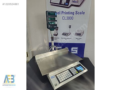 CAS AP-1 FİYAT HESAPLAMALI 30 KG TERAZİ - Tezgah Üstü Tartı İlan ve ...