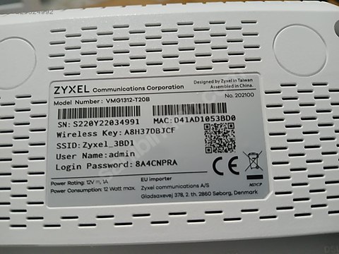 Zyxel VMG1312-T20B 300Mbps VDSL2+/ADSL2 4 Port Kablosuz Modem at ...