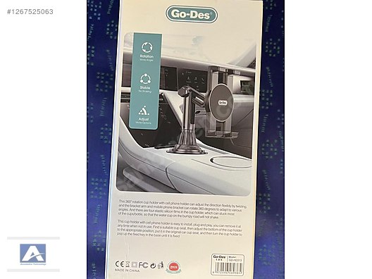 Go Des GD-HD313 Telefon Tutucu Bardaklık Tipi 360 Derece Döner - Araç ...